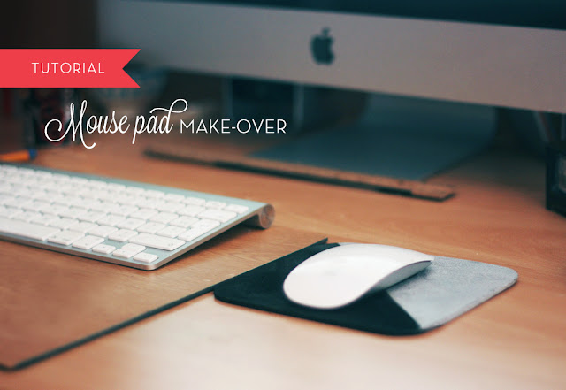 Coloresque: DIY — Mousepad make-over