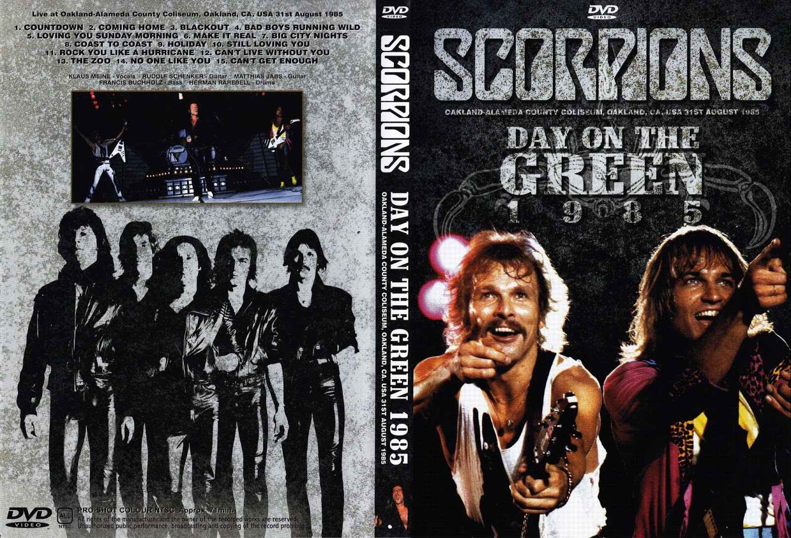 T.U.B.E.: Scorpions - 1985-08-31 - Oakland, CA (DVDfull pro-shot)