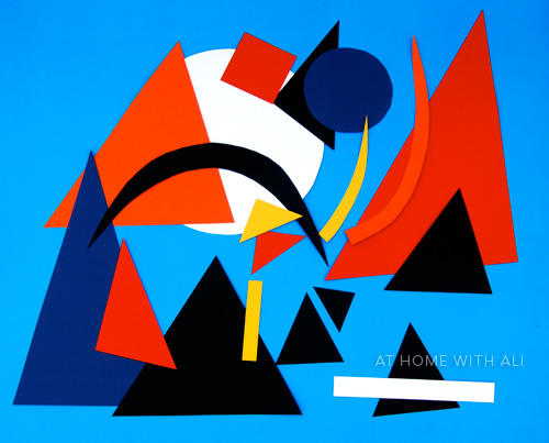 At home with Ali: Kandinsky collage