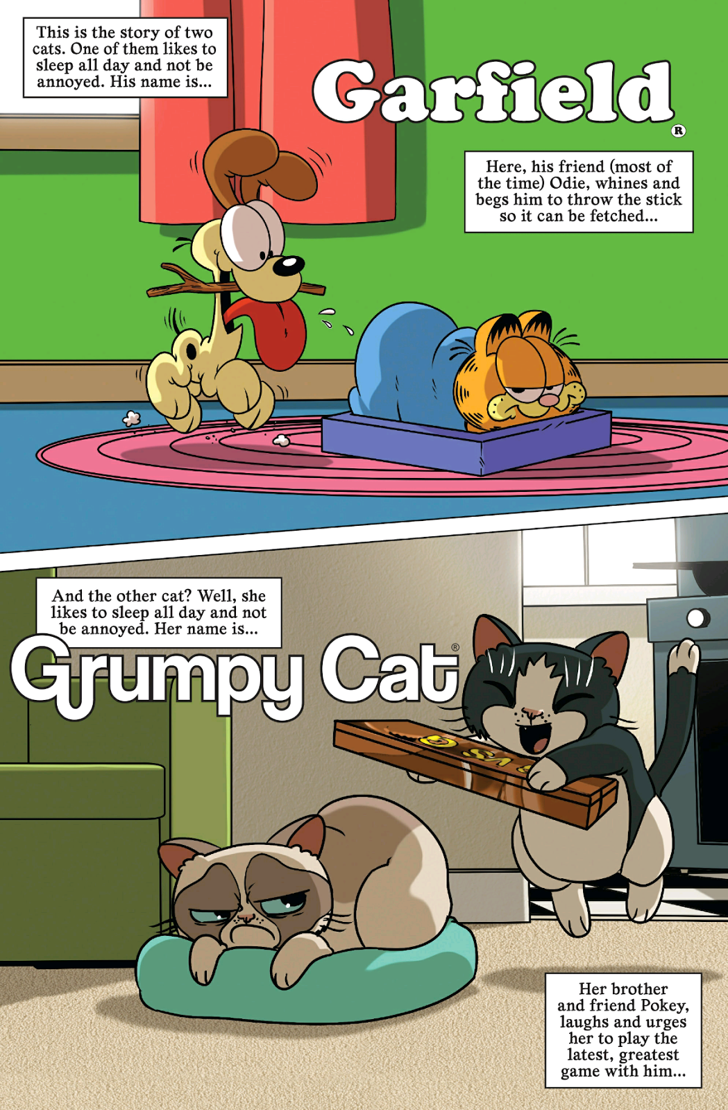 Grumpy Cat Vs Garfield