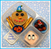The Lucky Lunchbox: Four fun snowman lunches