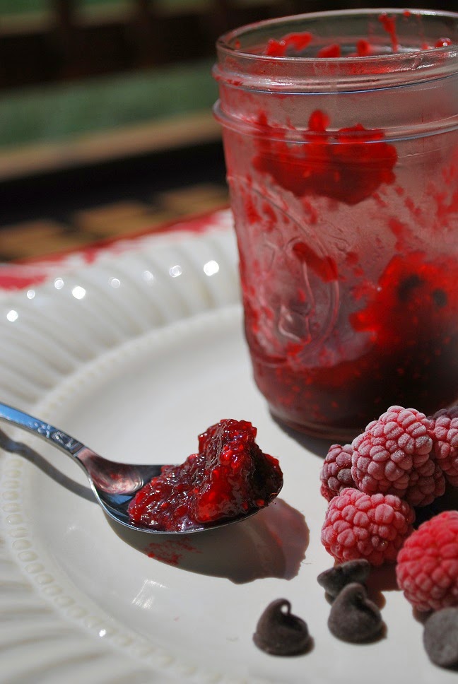 Just the Right Size: Chocolate Raspberry Jam!