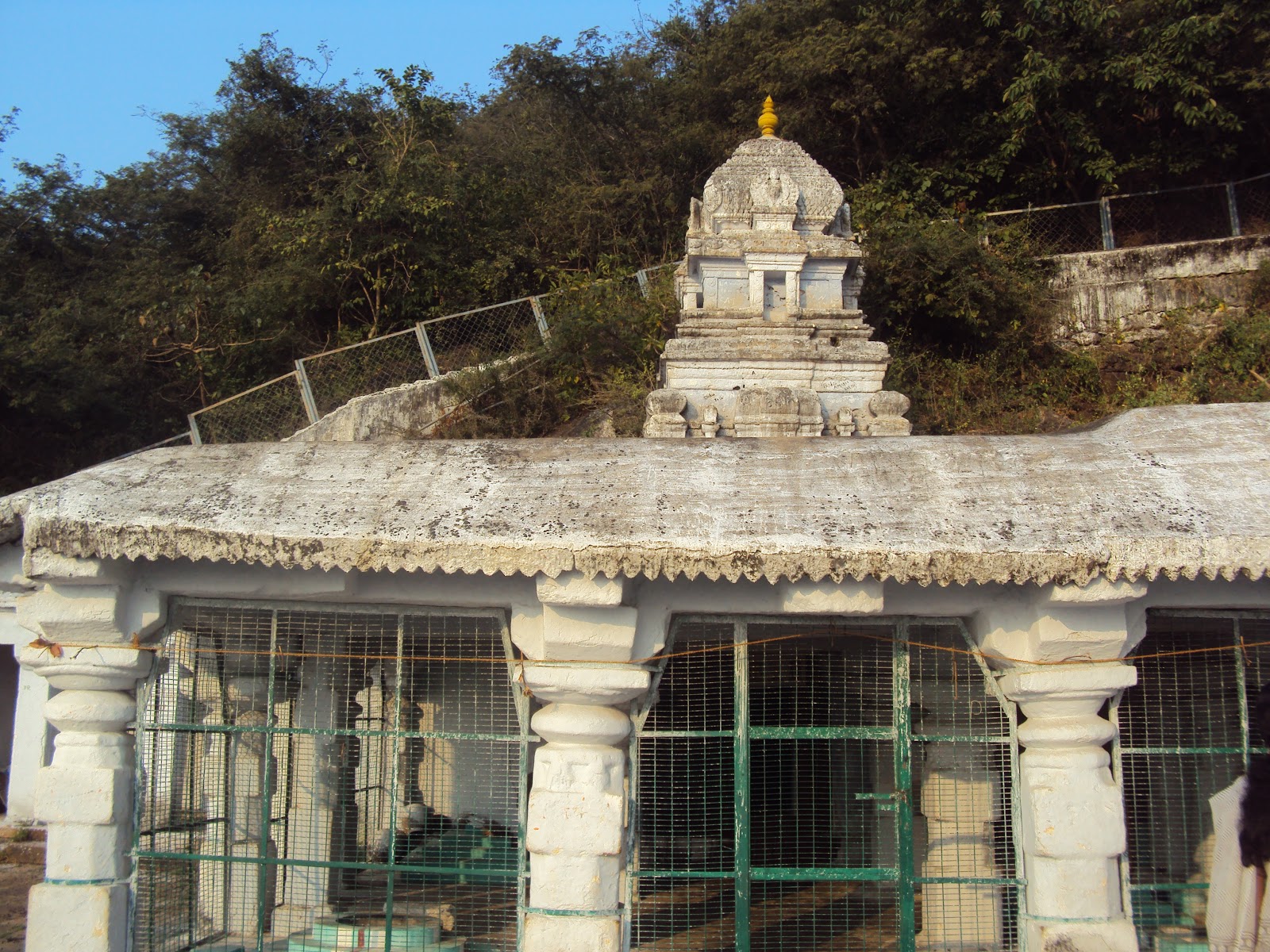 Goopuram: SRI VYAGRA LAKSHMI NARASIMHA SWAMY TEMPLE in AGIRIPALLI.