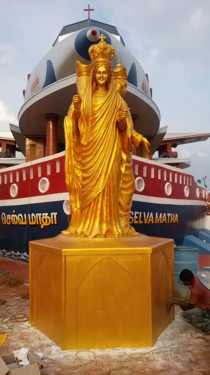 Tamilnadu Tourism: Kappal Matha Church, Uvari, Thirunelveli