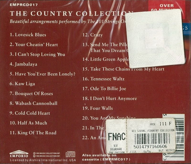 ENTRE MUSICA: 101 STRINGS - The Country Collection