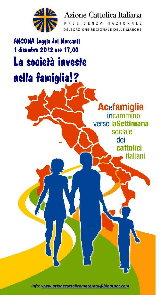 acmacerata: La società investe nella famiglia?