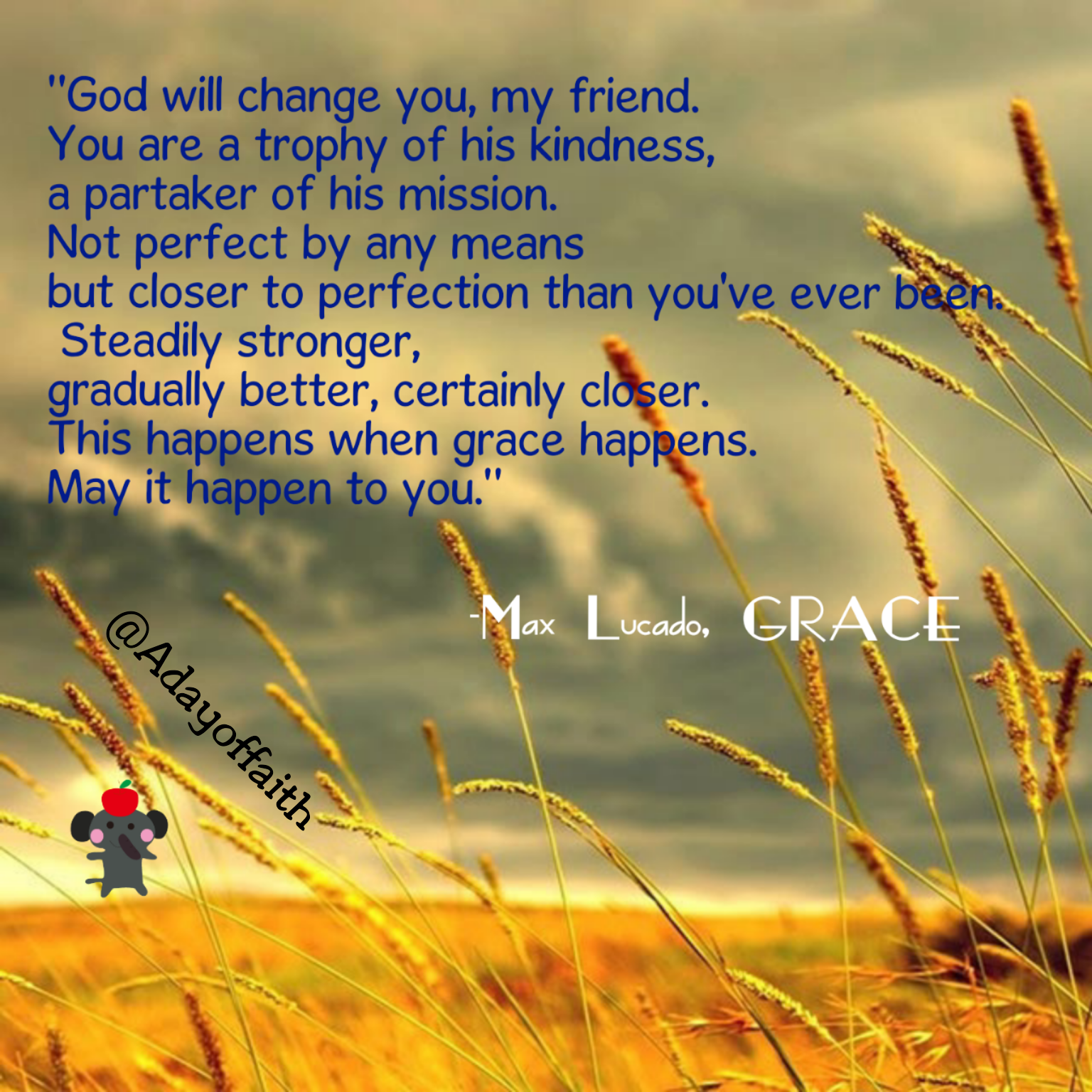 A Day Of Faith!: Covered by Grace