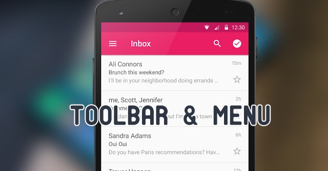 Membuat Toolbar Dan Menu Di Action Bar Android Studio - kucingtekno.com