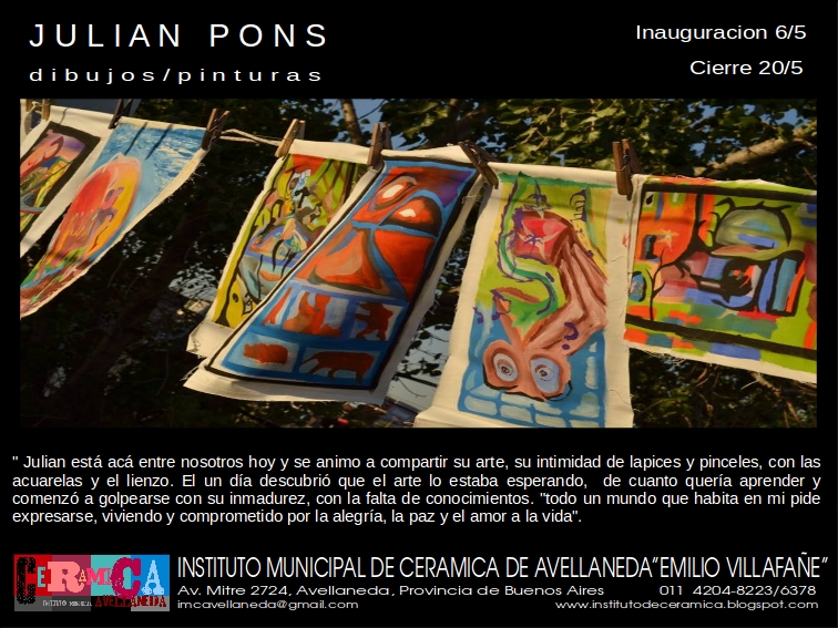 Instituto Municipal de Cerámica de Avellaneda: Exposición de Julián ...