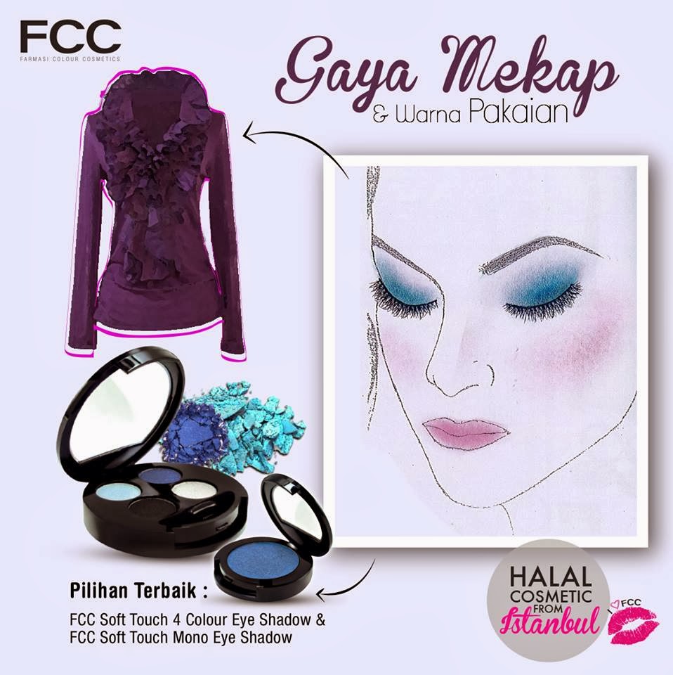 FCC Color Cosmetics: Tips: Gaya Mekap FCC dan Baju