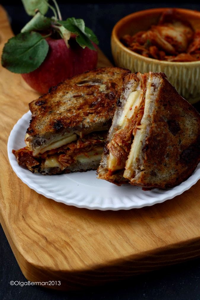 Mango & Tomato: Grilled Cheese Sandwich with Kimchi and Apples: You ...
