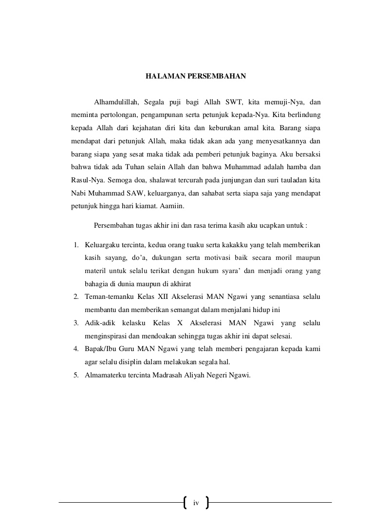 contoh halaman persembahan - wood scribd indo