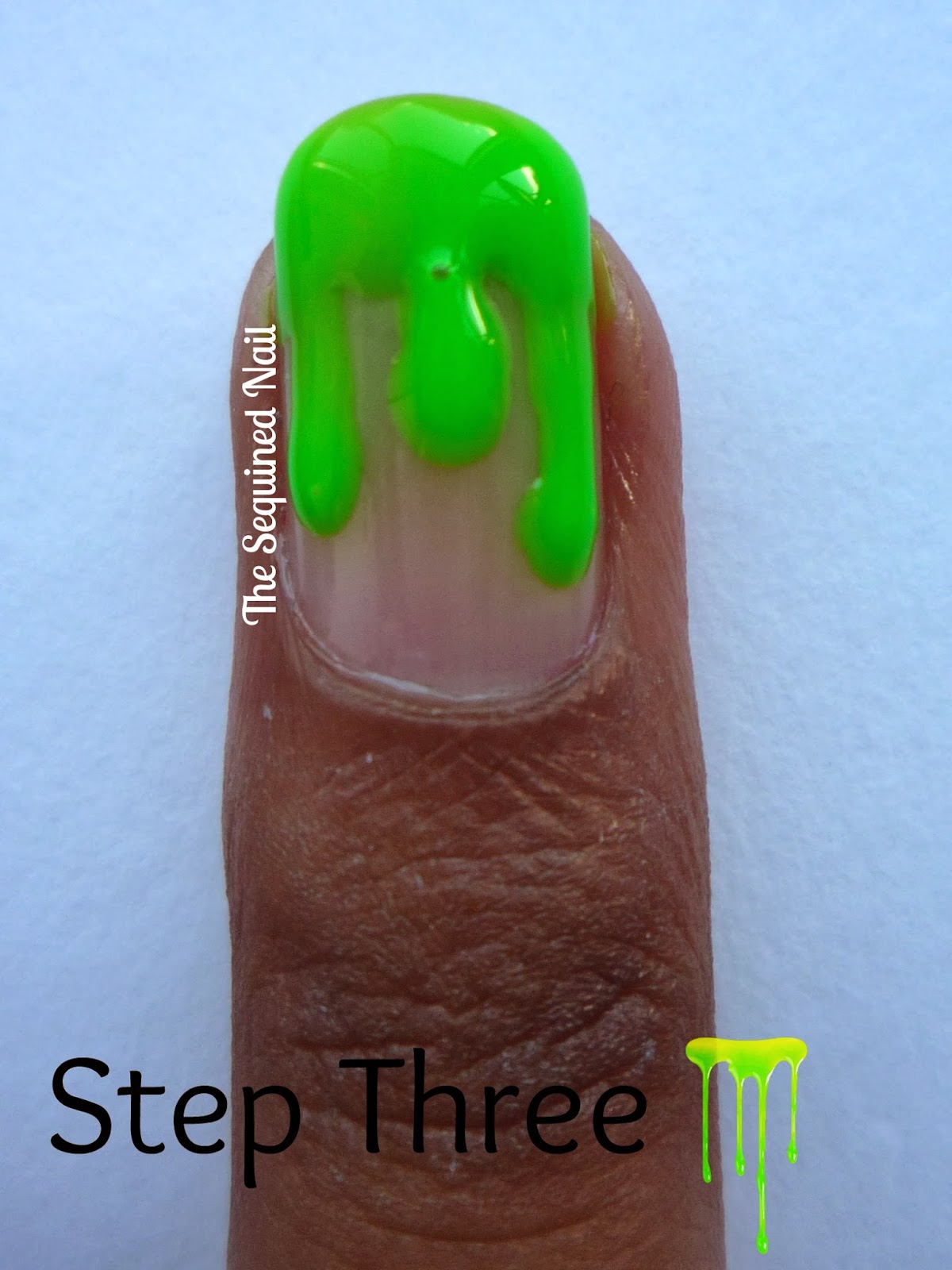 The Sequined Nail: Slime Nails Tutorial