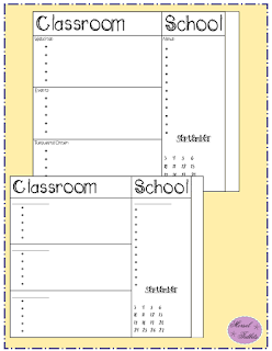 Morsel Tidbits: Student Monthly Planners