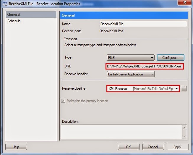 BizTalk Server Multiple XML Files To Single FlatFile Using File BizTalk Server Multiple XML Files To Single FlatFile Using File
