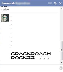 Facebook Chat Text & Image Generator ~ Crackroach