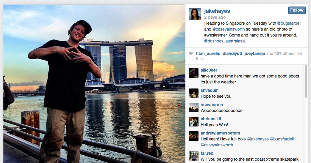 Lion City Skaters: Jake Hayes back in Singapore
