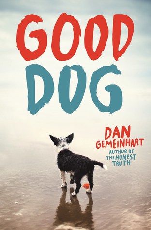 Momo celebrating time to read: Good Dog by Dan Gemeinhart