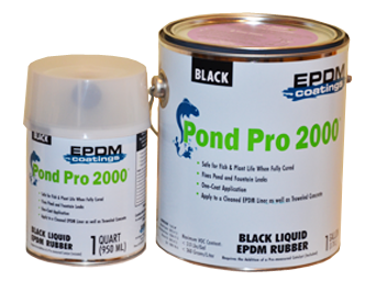 The brand of liquid EPDM (Pond Pro 2000) | Gardener styler
