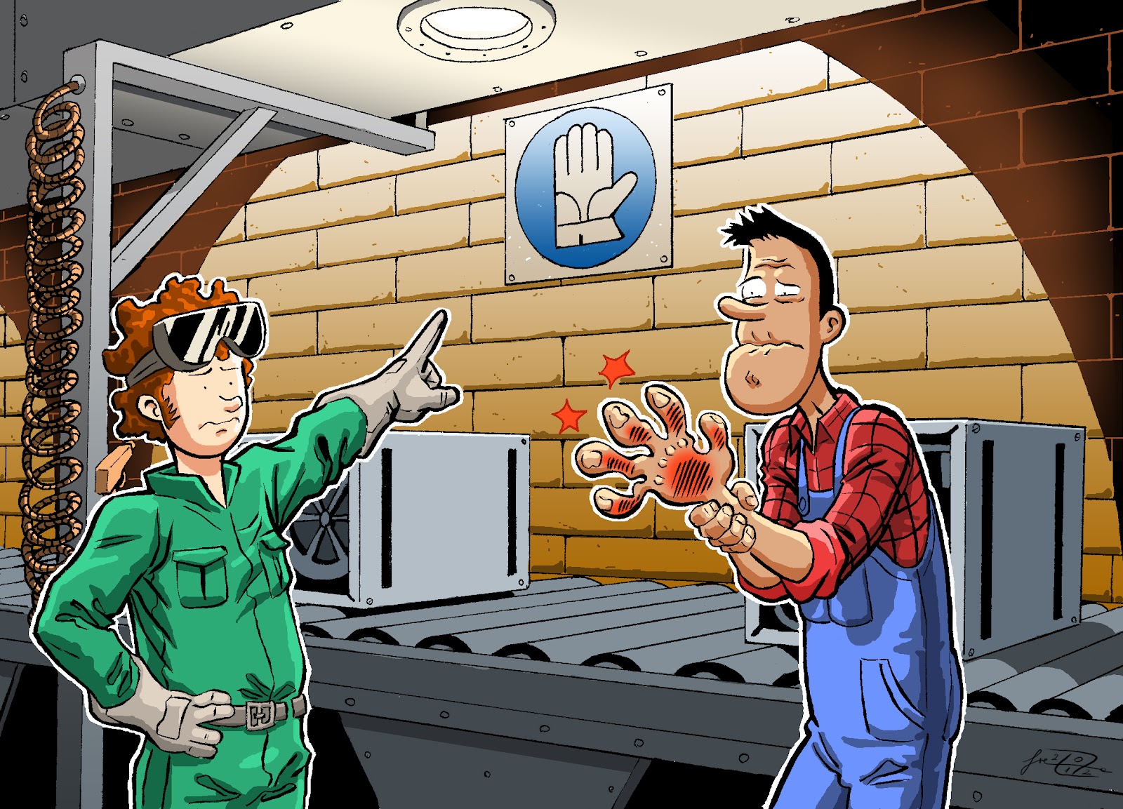 Nel segno della grafite: Sicurezza e Fumetti