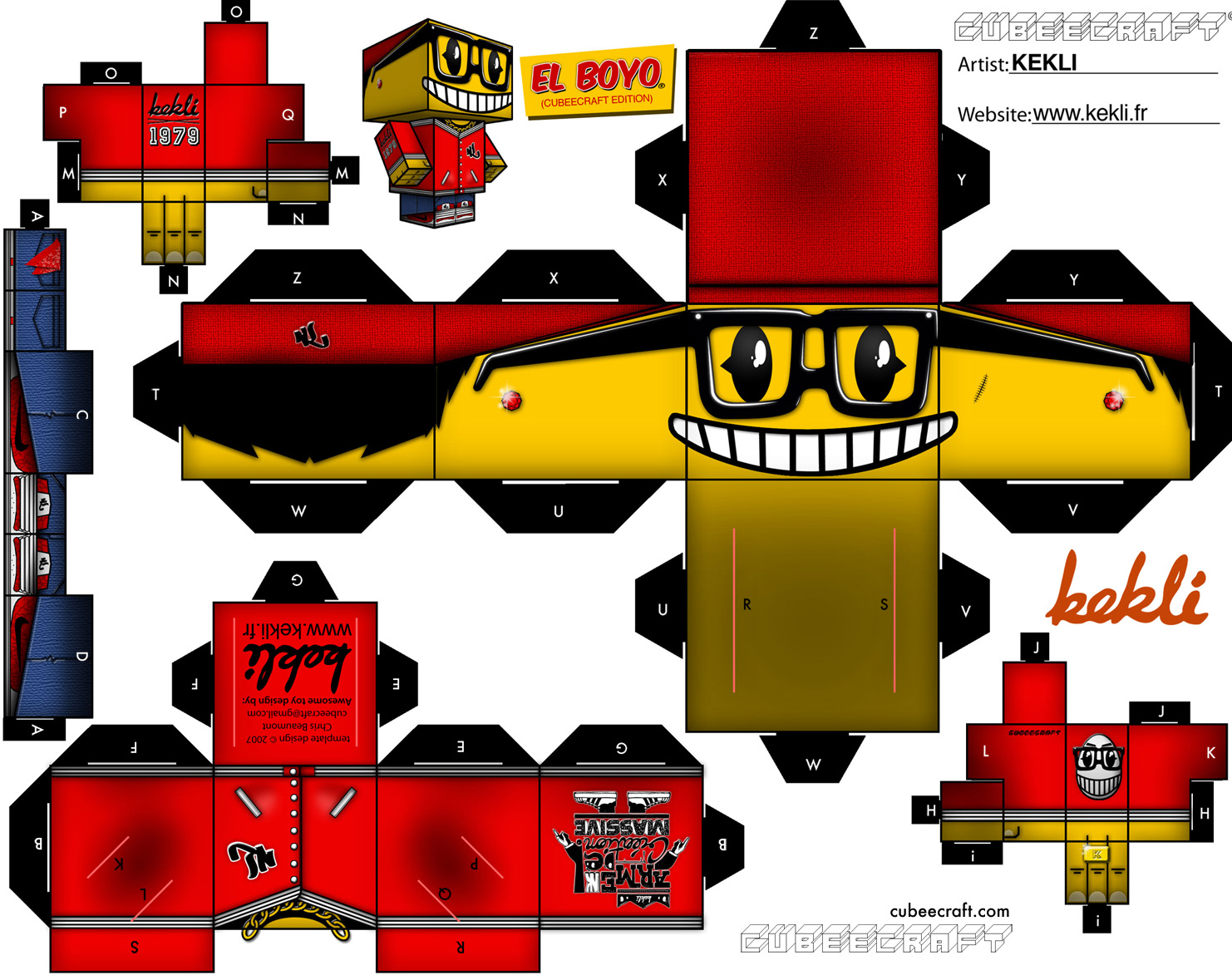 un millón de ideas: Nuevos modelos de paper toys (cubeecraft)