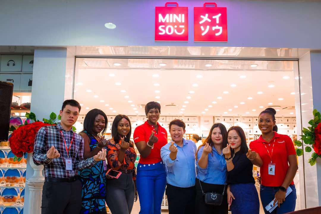 Stephanie Linus Storms Apo Mall Abuja For Miniso Store Opening ...