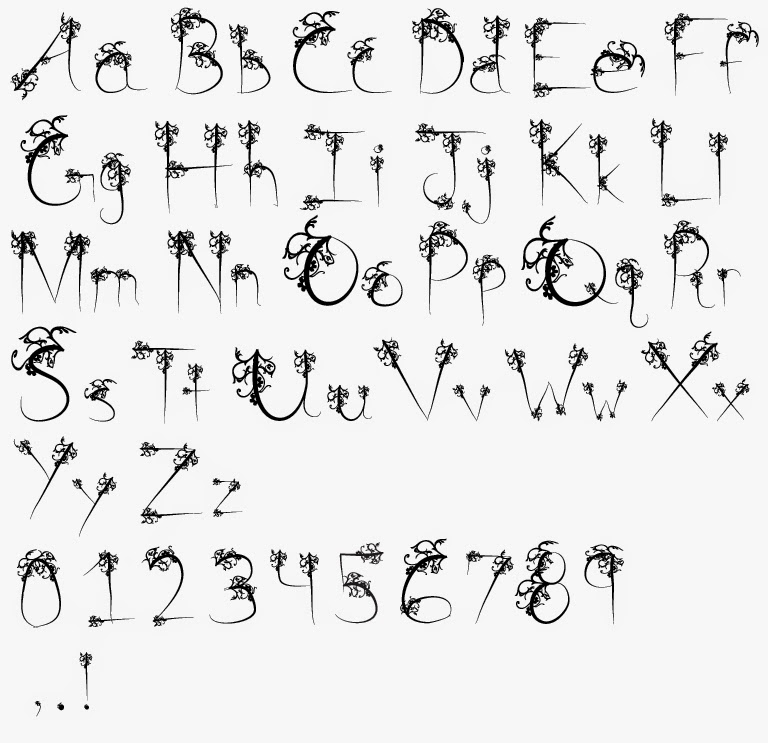 Rosa's Design Blog: Fonts Pt. 2 Lower case- Assignment 5