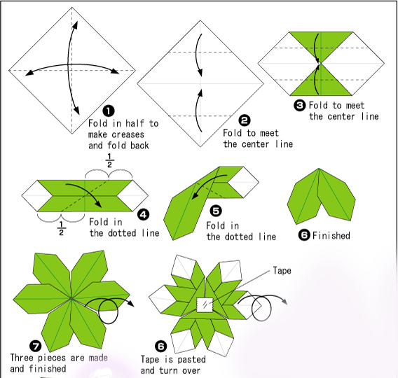 Origami bunga - Imagui