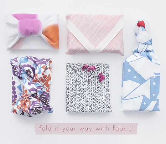GoS: Eco Friendly Christmas Gift Wrap Ideas - Fabric Wrap