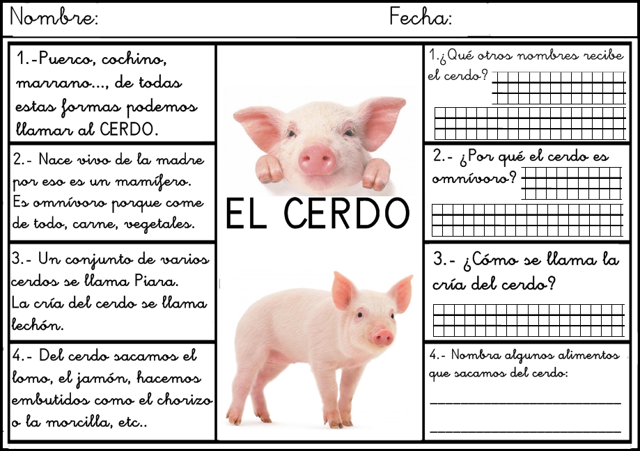 Prim-Erizos: Lectura comprensiva Nº2 (palabras za, ce, ci, zo y zu): EL ...