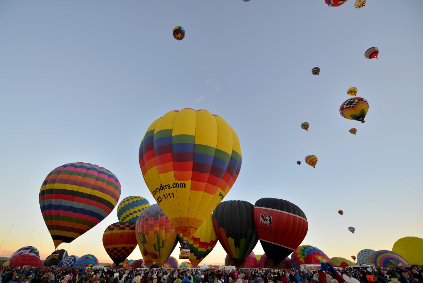 A school of fish: Albuquerque Balloon Fiesta