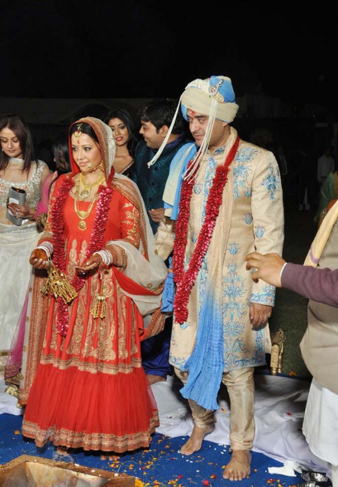 Punjabi and Bengali Wedding of Reema Sen with Hotelier Beau | Indian ...