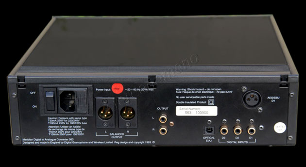 stereonomono - audio Hi Fi Compendium - 14 years on-line: Meridian 563