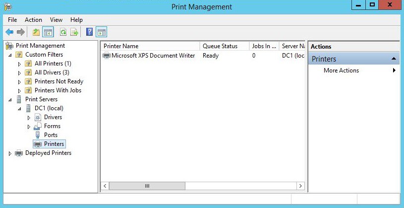 how to Print Server Install in window server 2012 standard Easy way