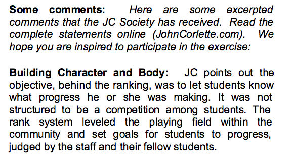 John Corlette Society