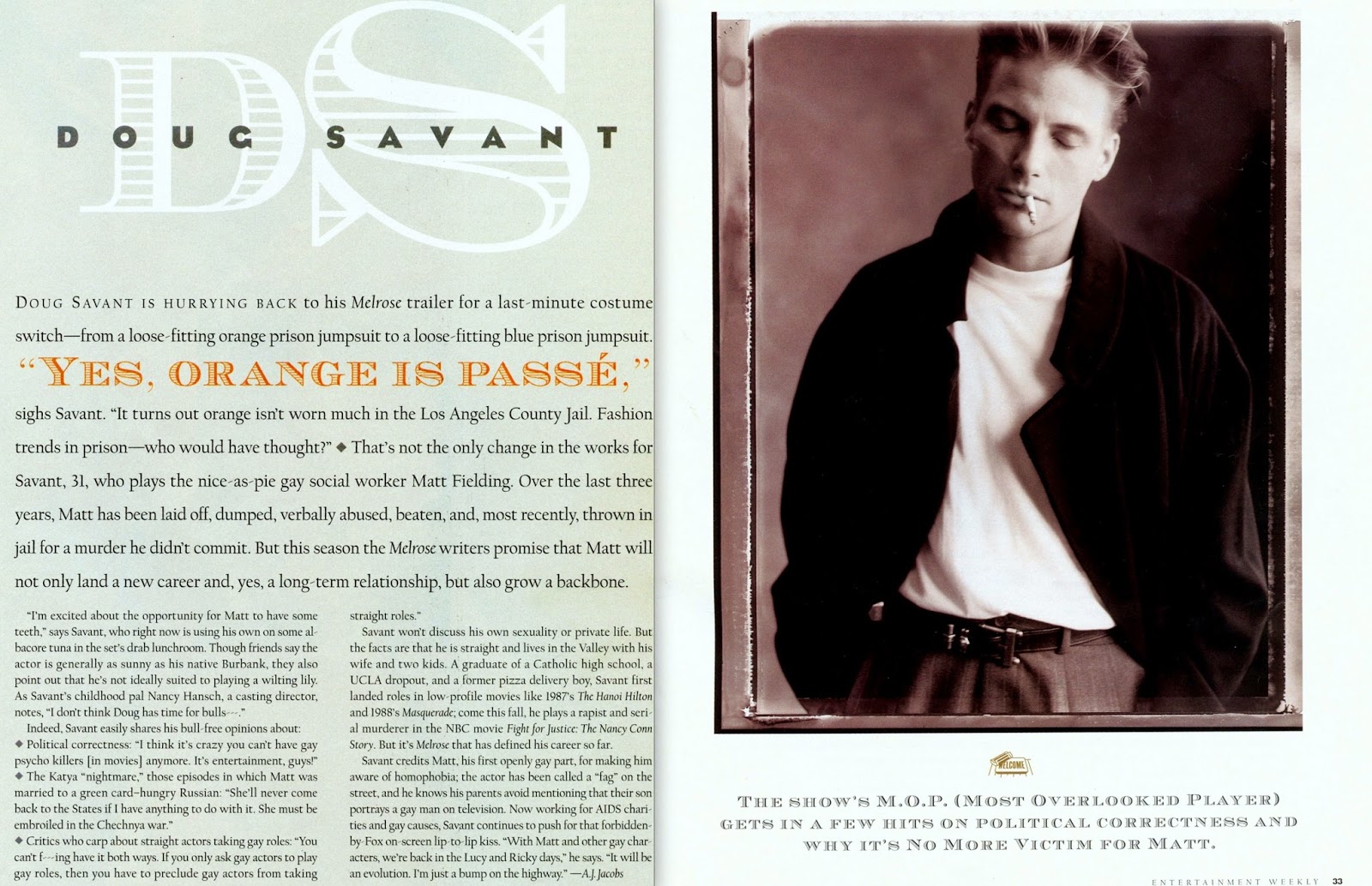 Melrose Place: Doug Savant Profile