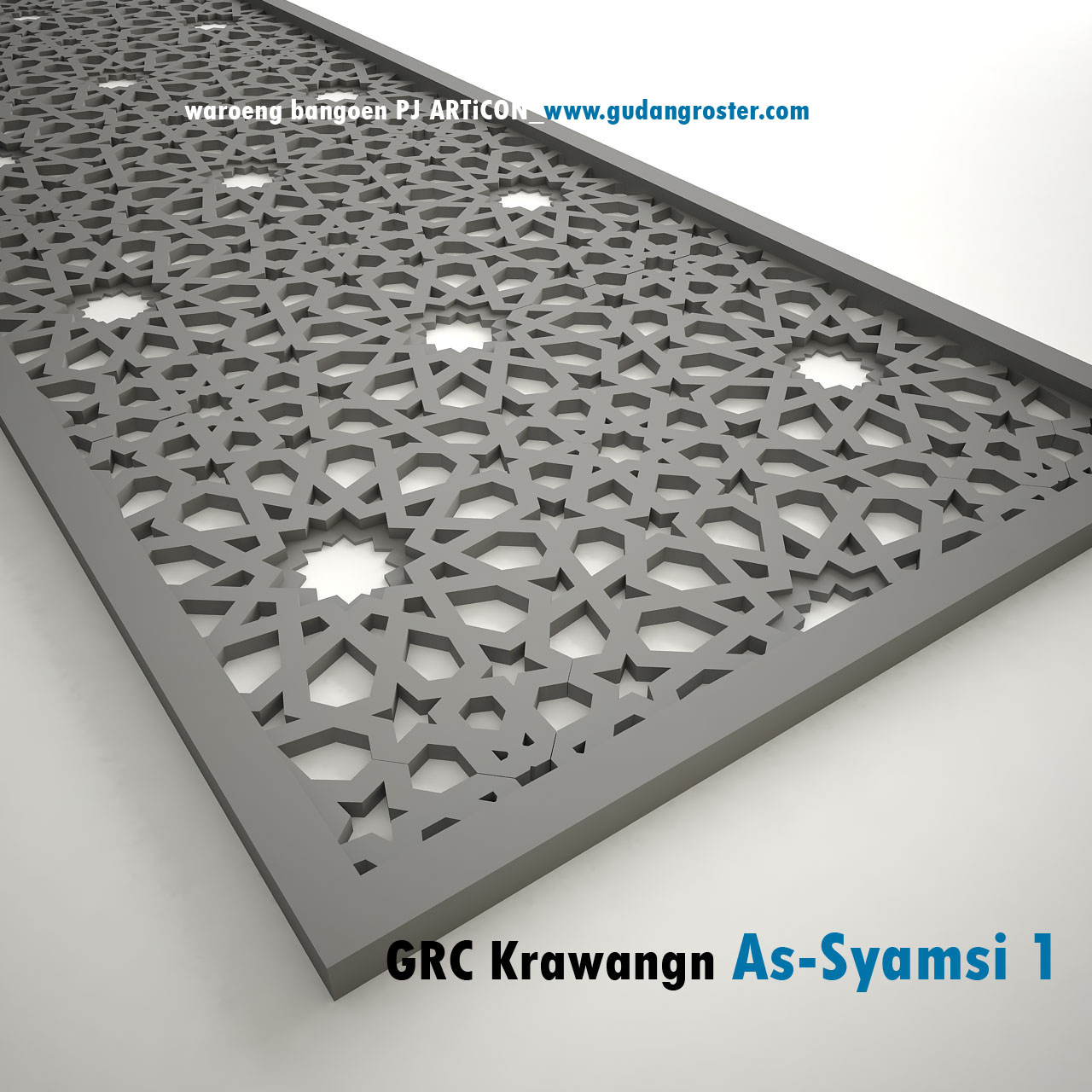 GRC ARTIKON: Alternatif Desain/Motif GRC Krawangan (Islamic Geometric ...