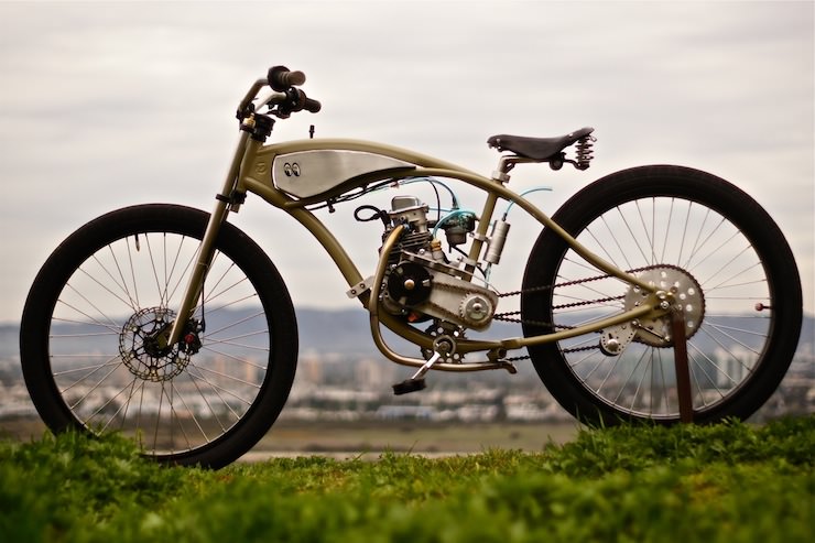 Terrierman's Daily Dose: Retro Cool on a Motorized Bicycle