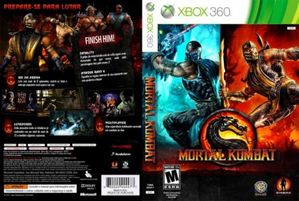 CAPAS FORNARI: MORTAL KOMBAT 9 XBOX 360