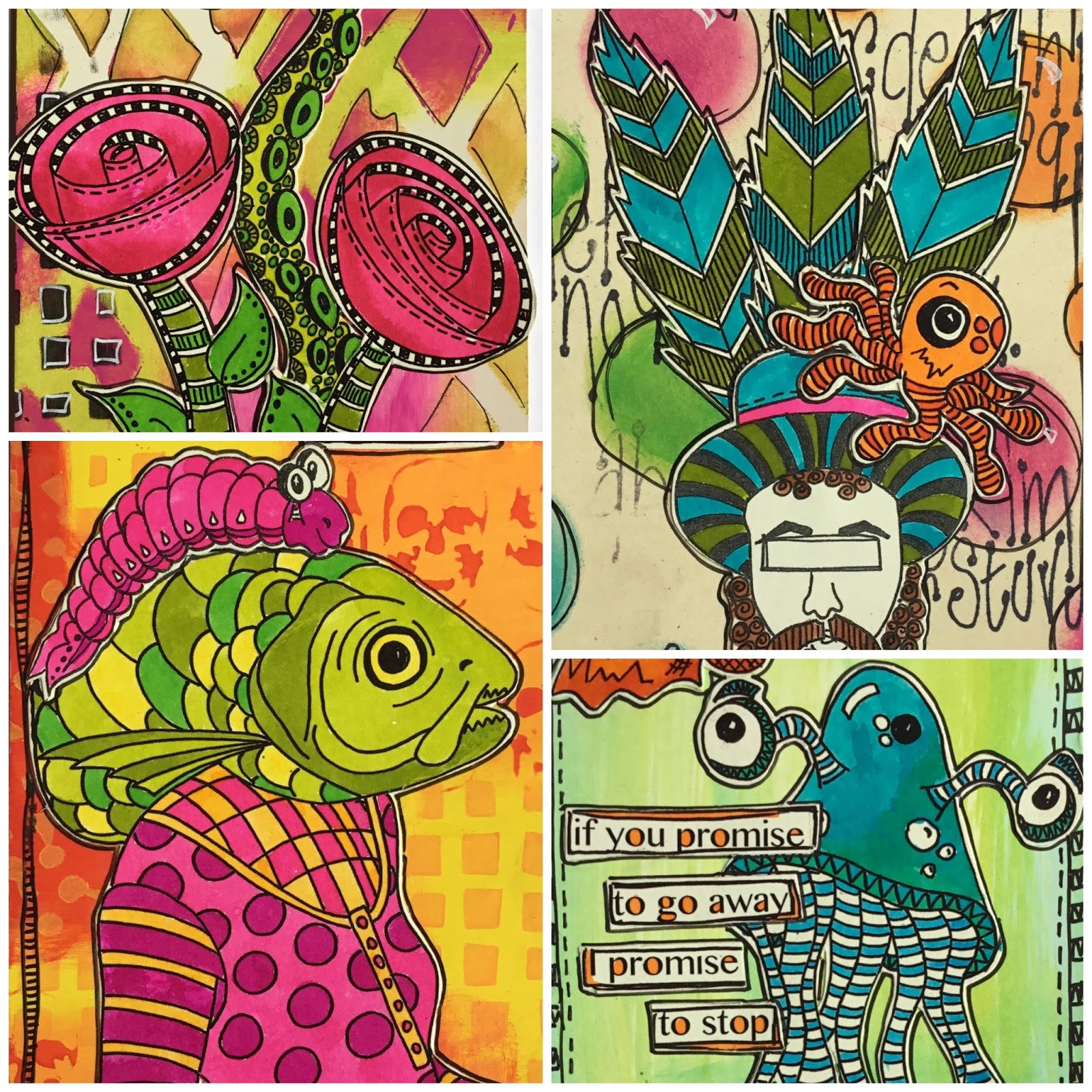 Dylan's Blog: New Dylusions Stamp Samples