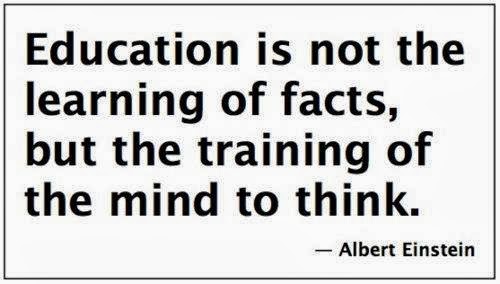 Education is not the learning of facts, but the training of the mind to ...