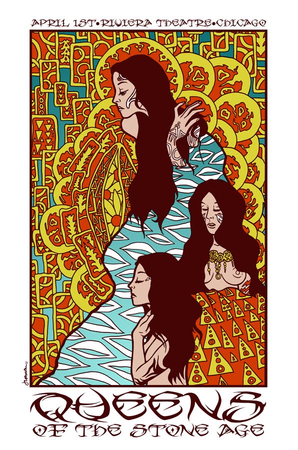 INSIDE THE ROCK POSTER FRAME BLOG: QOTSA Chicago / Art Prints: Kiss ...