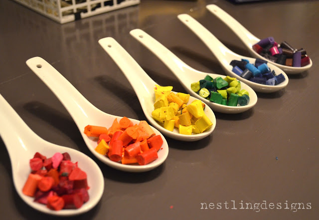 Nestling: Homemade Crayons Gift