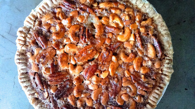 At Home with the Loverbees: Honey Nut Pie