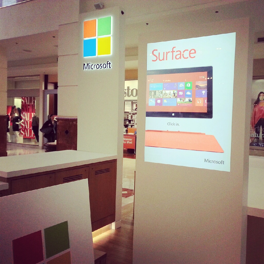 Robert Dyer @ Bethesda Row: MICROSOFT SURFACE KIOSK UNVEILED AT ...