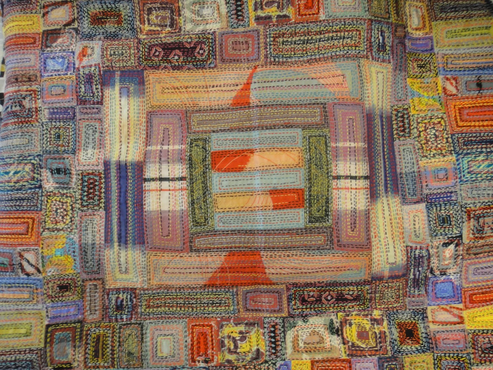 Surface Design Association-Texas: Mary Ruth Smith stitching workshop in ...