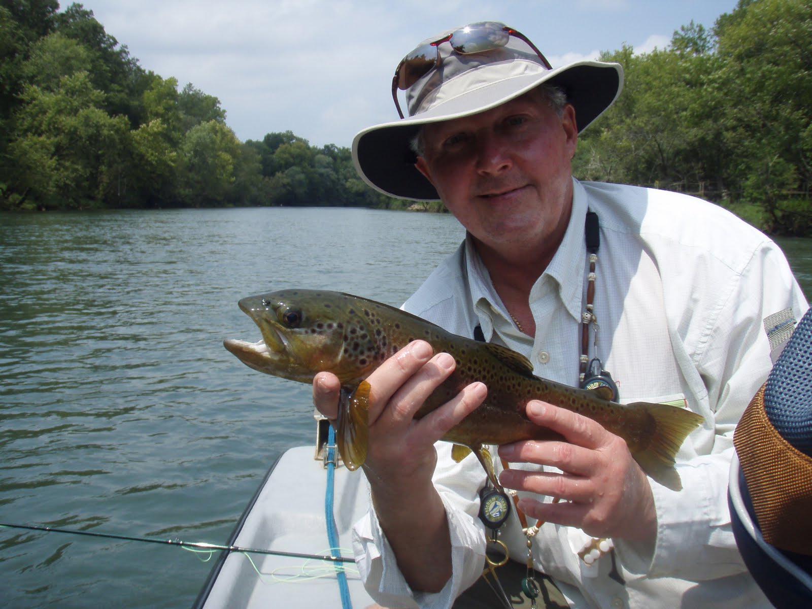 fish on.: Randy Goins