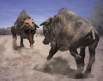 JURASSIC GIANTS: ENTELODONTS:THE TERMINATOR PIGS