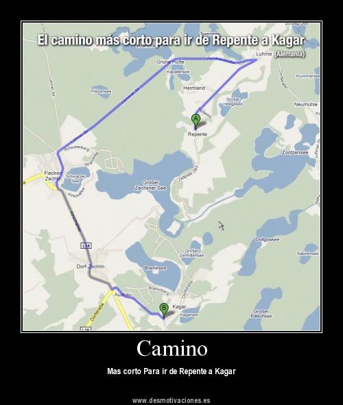Cuanta Razon: El camino mas corto para ir de Repente a Kagar