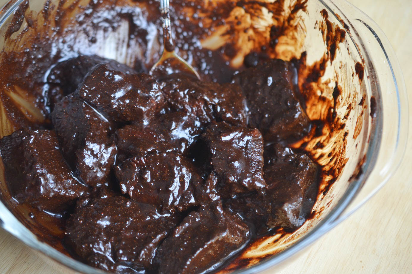 Greedy Girl : Chocolate boneless beef short rib kebabs